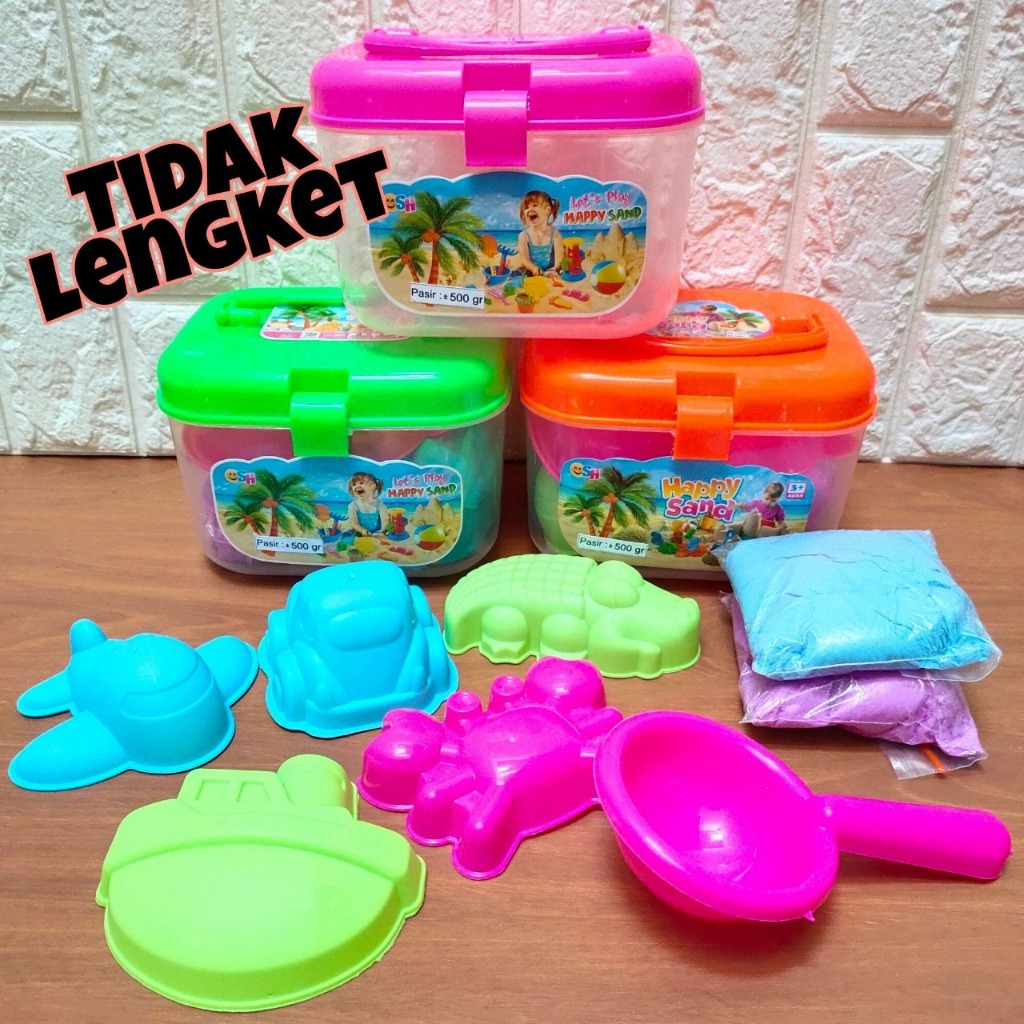 Jual Mainan Pasir Anak 1 Set Pasir Ajaib Mainan Edukasi Ajaib dan ...