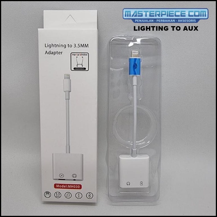 Jual Adaptor Splitter Lightning 2in1 iPon Spliter Hp Sambungan Jack iP ...