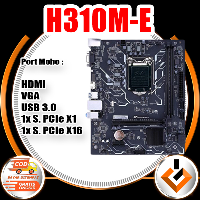 Jual Mobo h310 soket Lga 1151 ddr4 processor i5 gen 8 | Shopee Indonesia