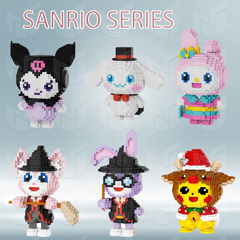 Jual Nano Block XFL SANRIO Series - 3D Drawings | Bricks education Nano ...