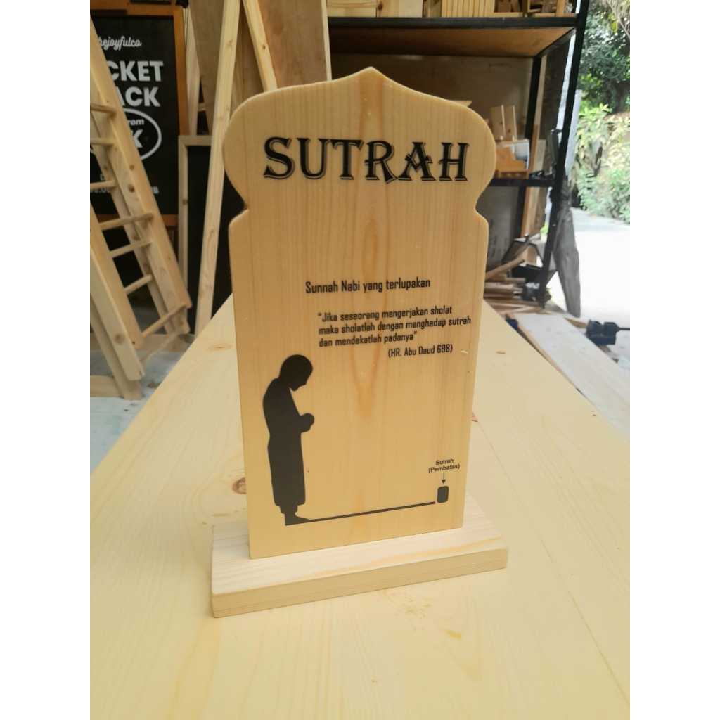 Jual sutrah kayu pembatas sholat sutroh | Shopee Indonesia
