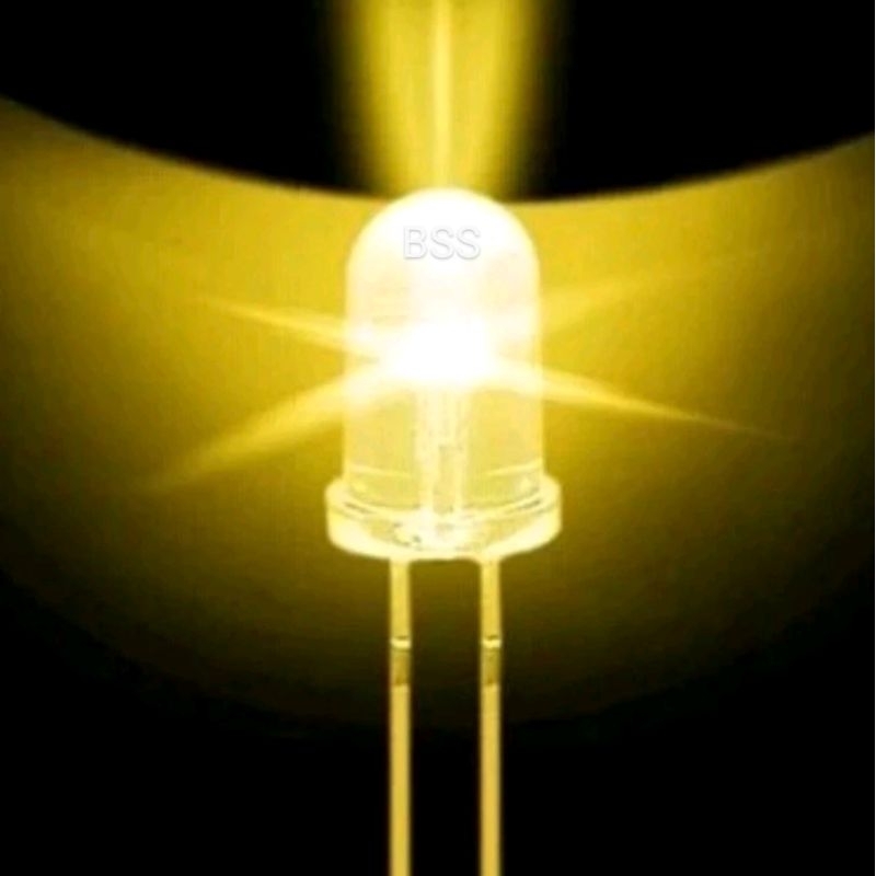 Jual Lampu LED 5mm Kepala Bening ( Warna Kuning ) | Shopee Indonesia