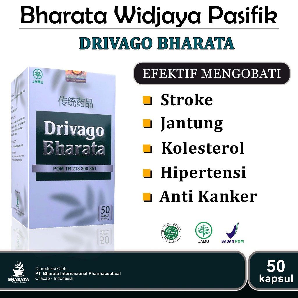 Jual Drivago Bharata Obat Stroke Premium Hilangkan Sumbatan Pada ...
