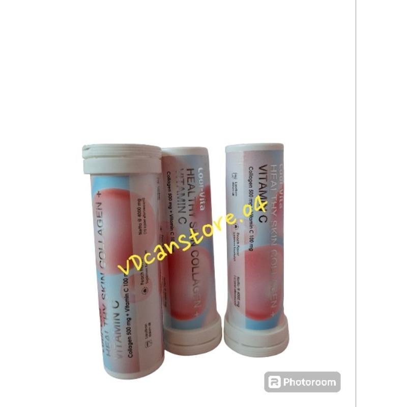 Jual Cool-Vita Collagen Effervescent Tablet Rasa Peach | Shopee Indonesia