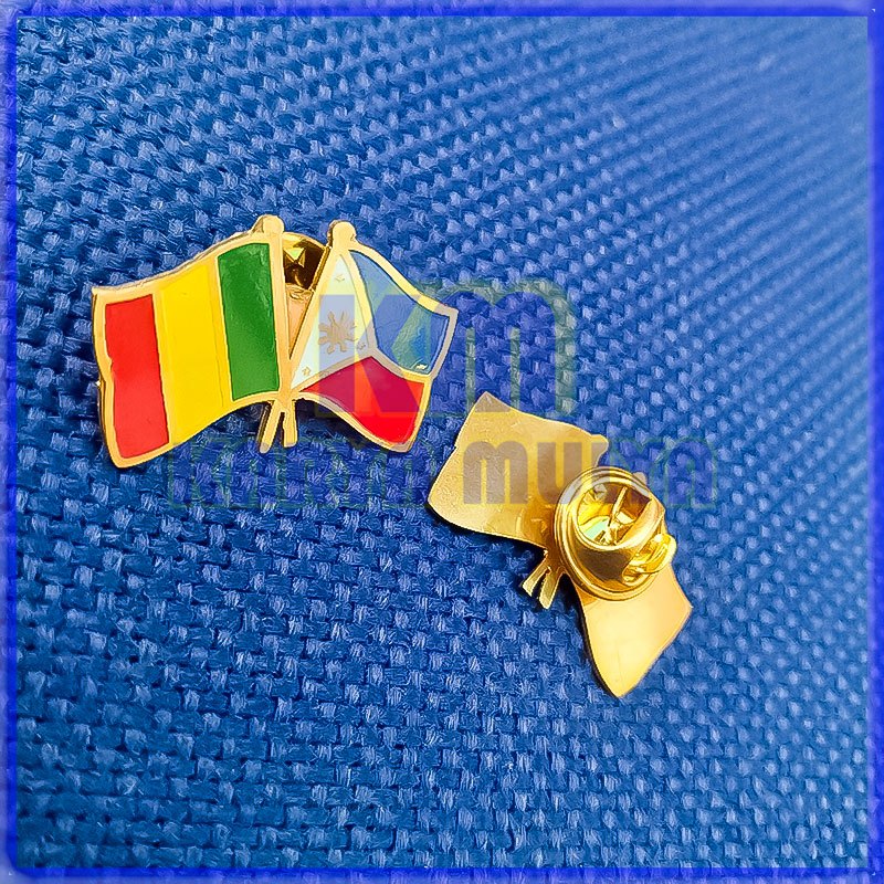 Jual Flag Pin Mali Filipina - Pin Bendera Persahabatan Logo Negara Mali ...