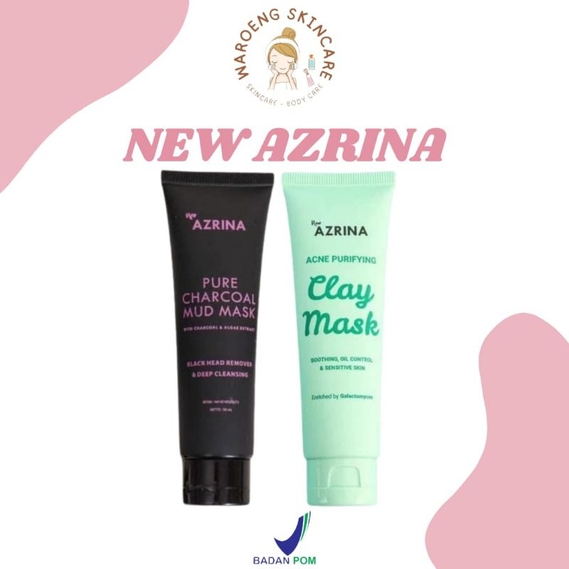 Jual (READY) AZRINA / AZRINA PURE CHARCOAL MUD MASK / MASKER AZRINA ...