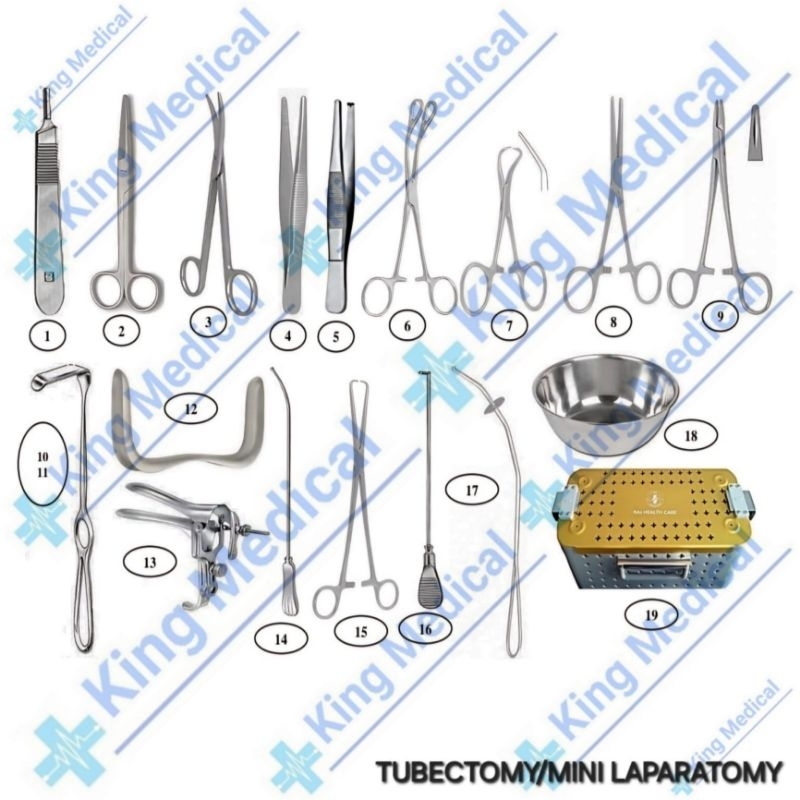 Jual Tubectomy/Mini Laparatomy Set Tubektomi Premium Quality | Shopee ...