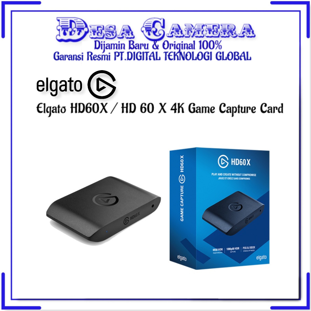 Jual Elgato HD60X / HD 60 X 4K Game Capture Card - Garansi Resmi | Shopee Indonesia