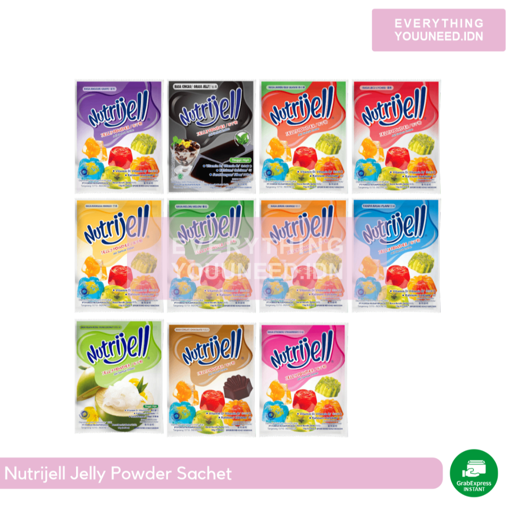 Jual Nutrijell Jelly Powder | Agar Agar Sachet | Shopee Indonesia