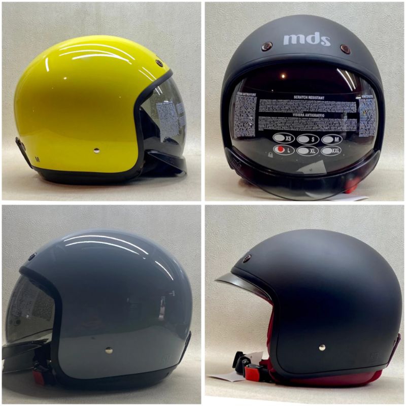 Jual HELM MDS MAGNUM SOLID ORIGINAL MDS RETRO MDS BOGO | Shopee Indonesia