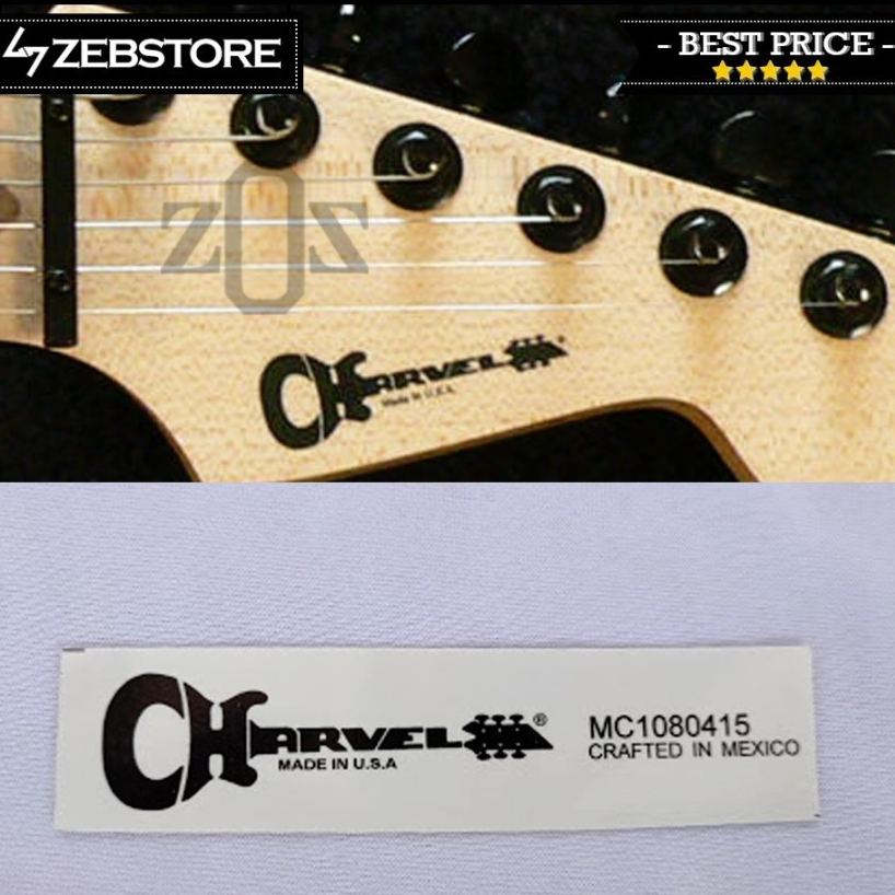 Jual Decal Stiker Sticker Headstock Charvel | Shopee Indonesia