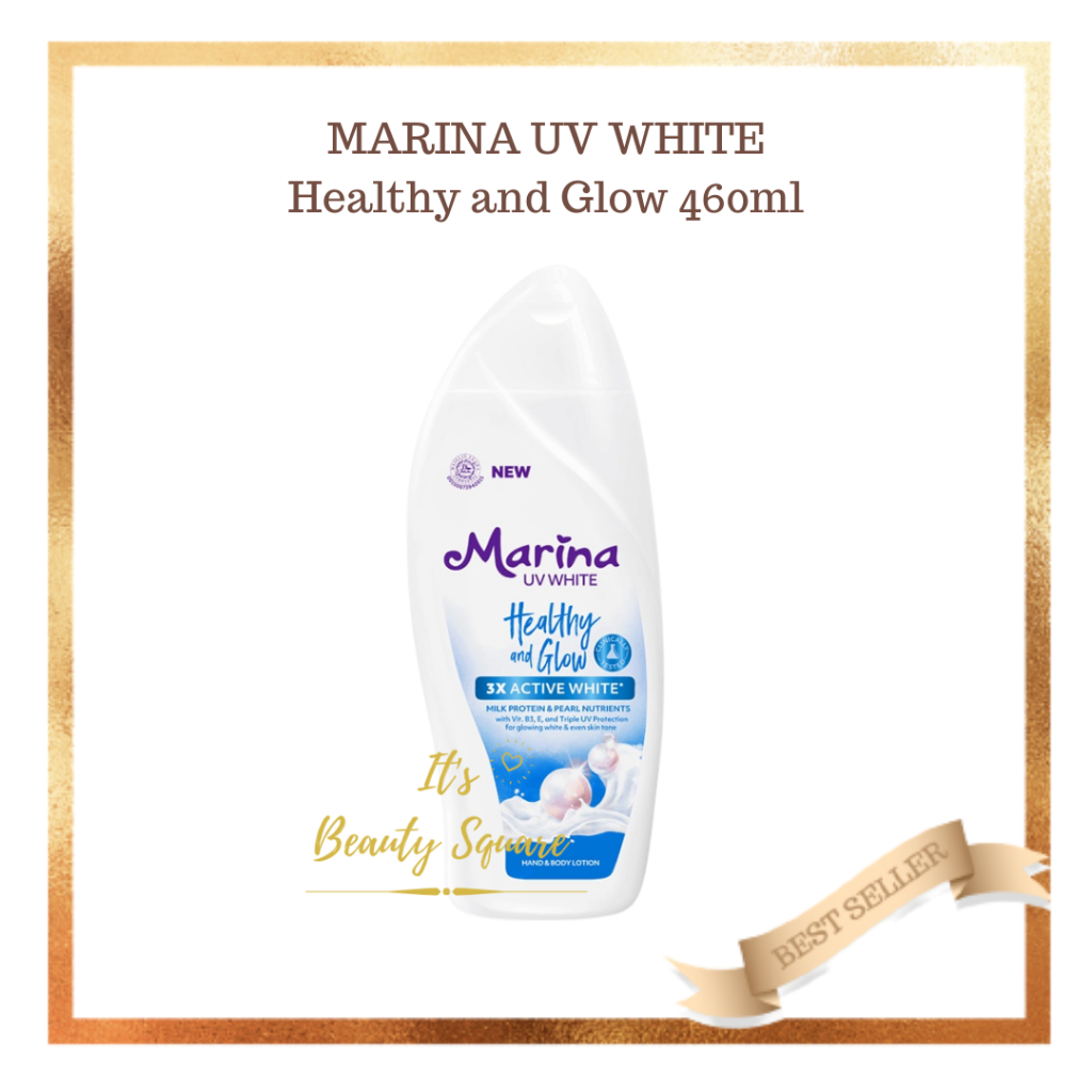 Jual MARINA UV WHITE Healthy and Glow 460ml | Shopee Indonesia