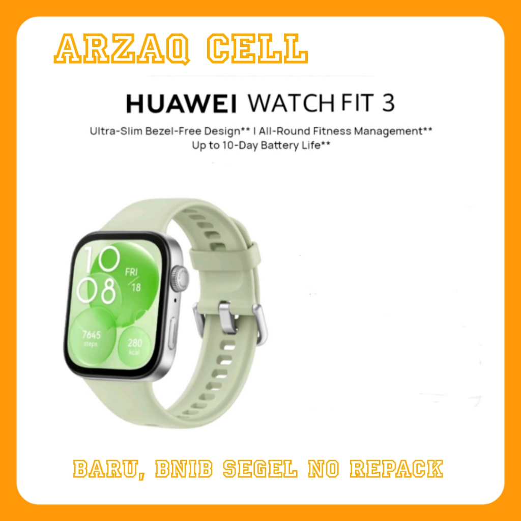 Jual HUAWEI Watch Fit 3 Smartwatch | Shopee Indonesia