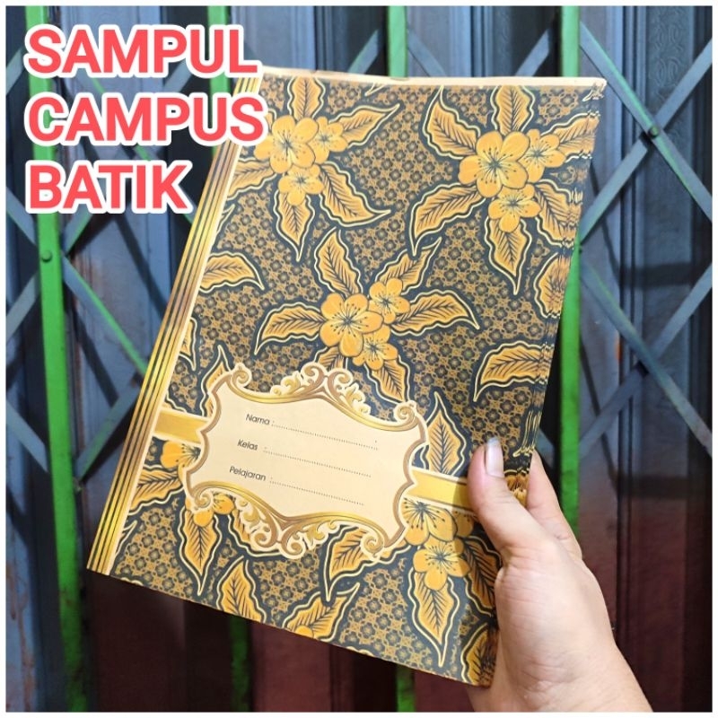 Jual 1 Pak Sampul Buku Campus BATIK Isi 20 Lembar ( Ukuran CAMPUS,BOXY ) | Shopee Indonesia