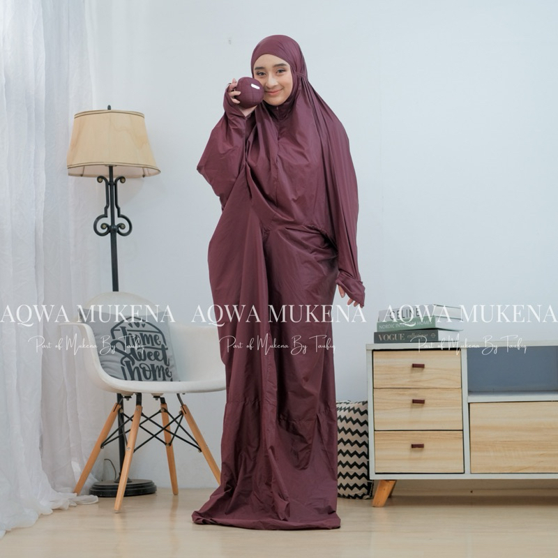 Jual Mukena Travel Mini Terusan Jumbo 2in1 | Mukena Terusan Mini Ada ...