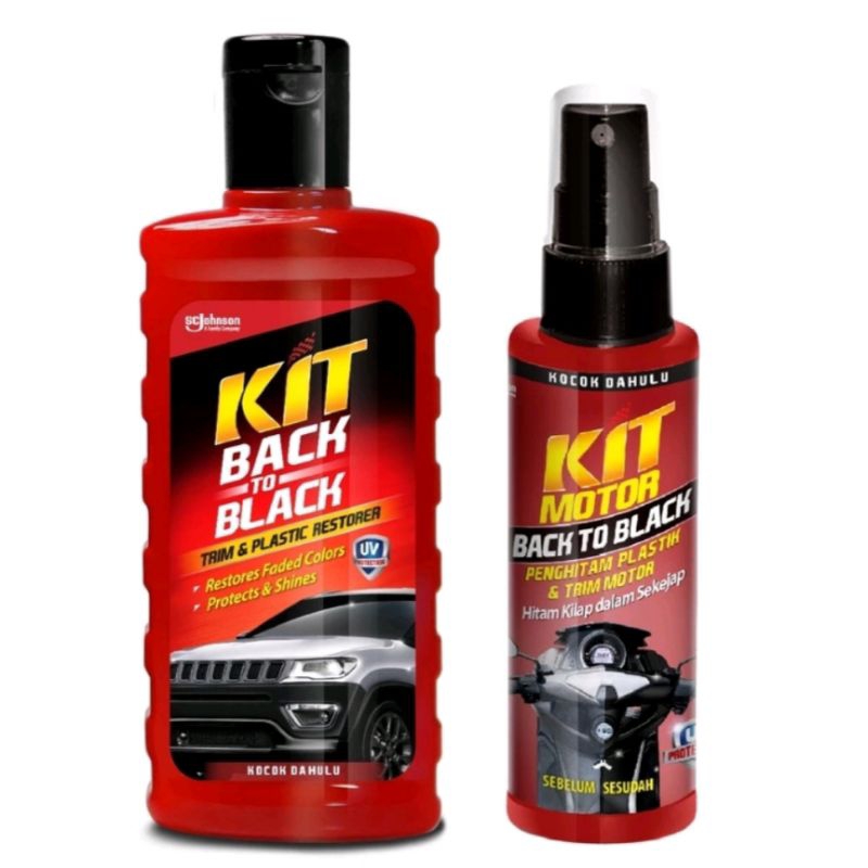 Jual KIT Back to Black Penghitam body motor dan mobil | Shopee Indonesia