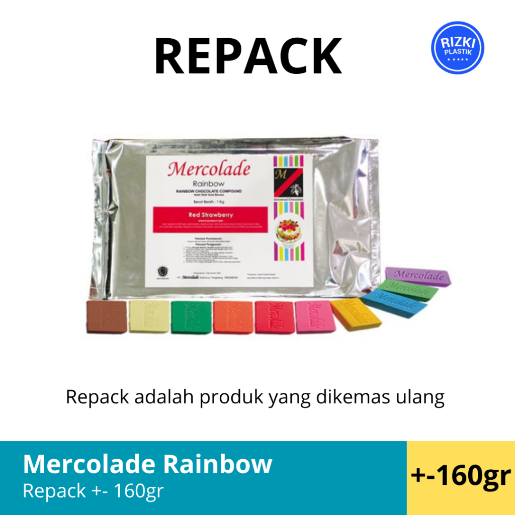 Jual Mercolade Coklat Warna Batang Mercolade Rainbow Cokelat Repack ...