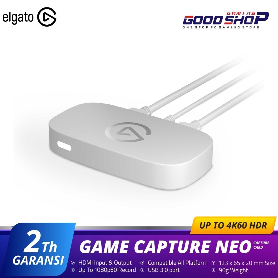 Jual ELGATO GAME CAPTURE NEO 4K60 HDR Capture Card | Shopee Indonesia