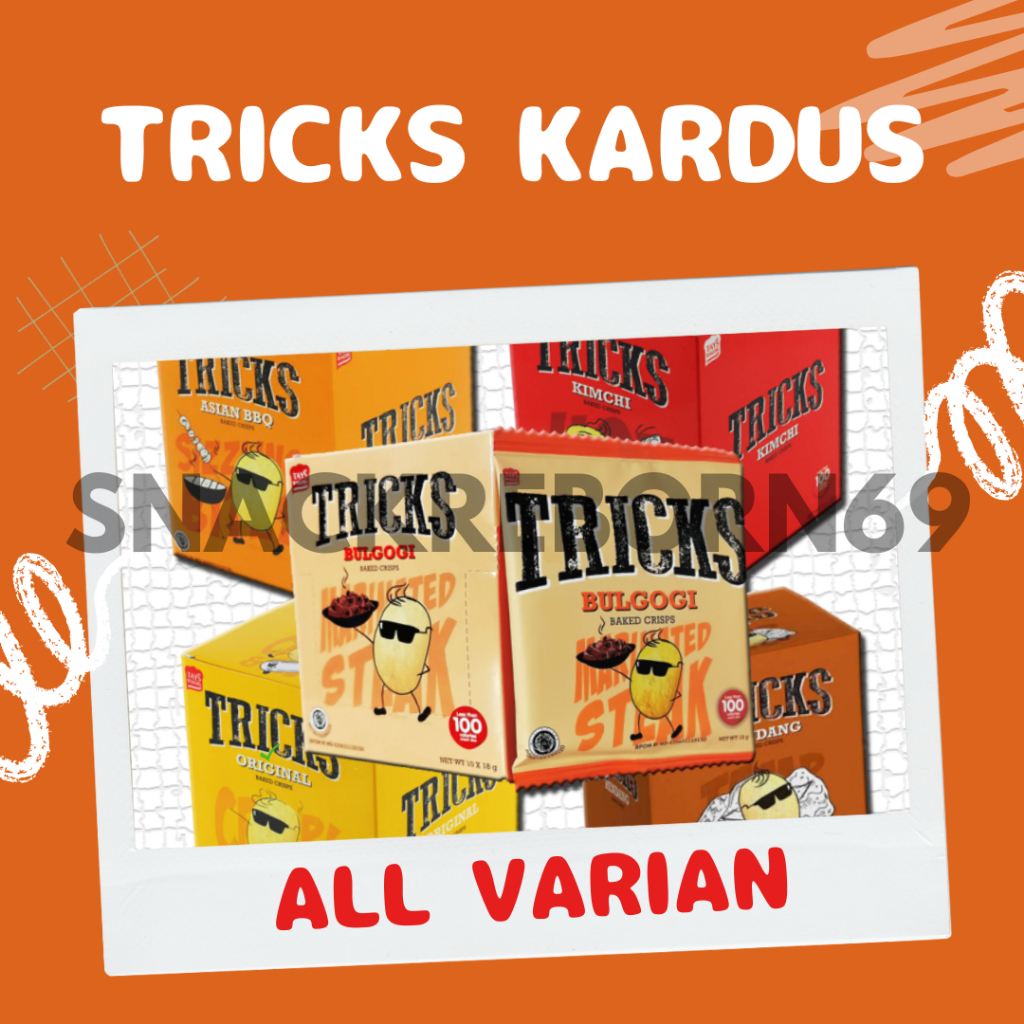 Jual Tricks Biskuit Kentang Box All Varian 18 gram Isi 10 Pcs | Shopee ...