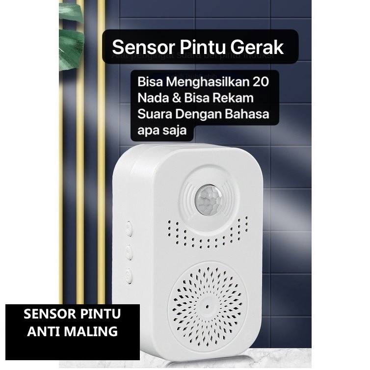 Jual Bel Pintu Rumah sensor Motion Sensor Gerak Otomatis Bunyi Hello ...