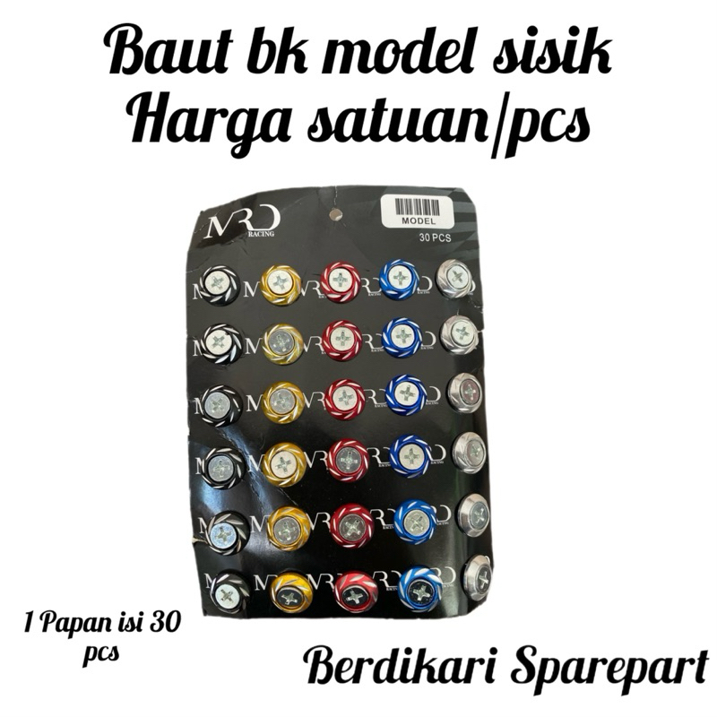 Jual Baut BK Baut Variasi Baut warna Baut Bunga model sisik harga ...