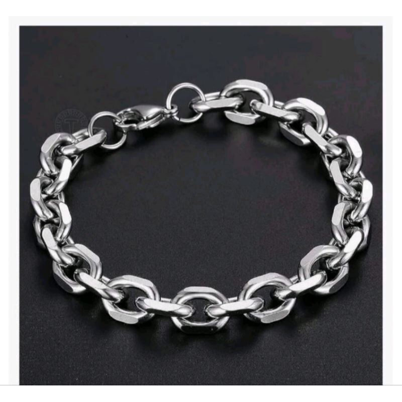 Jual Gelang titanium asli pria wanita model rantai kapal | Shopee Indonesia
