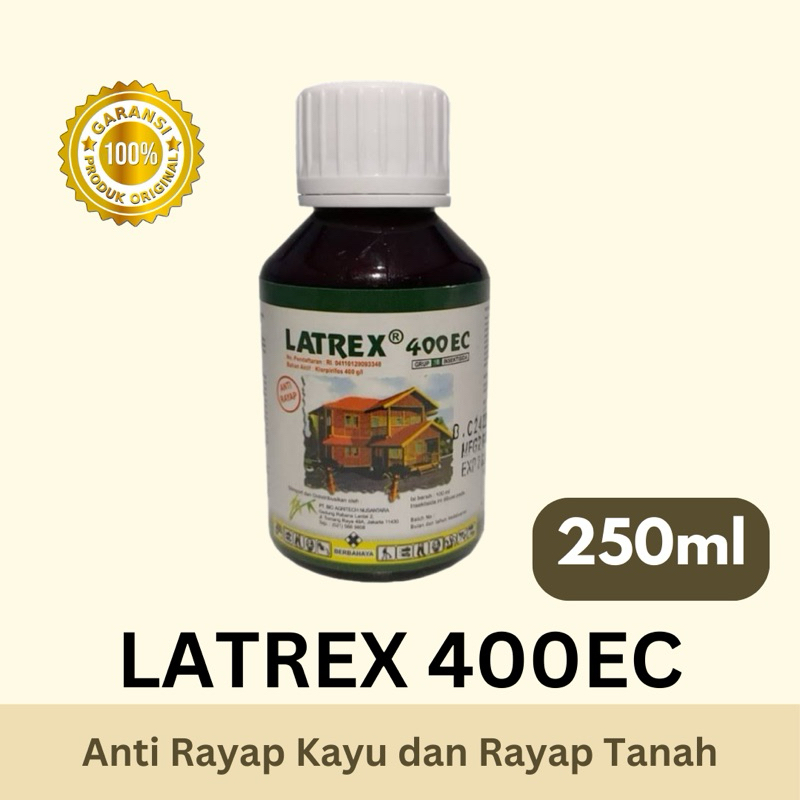 Jual Latrex 400EC Obat Anti Rayap Kayu dan Rayap Tanah Bangunan dan ...