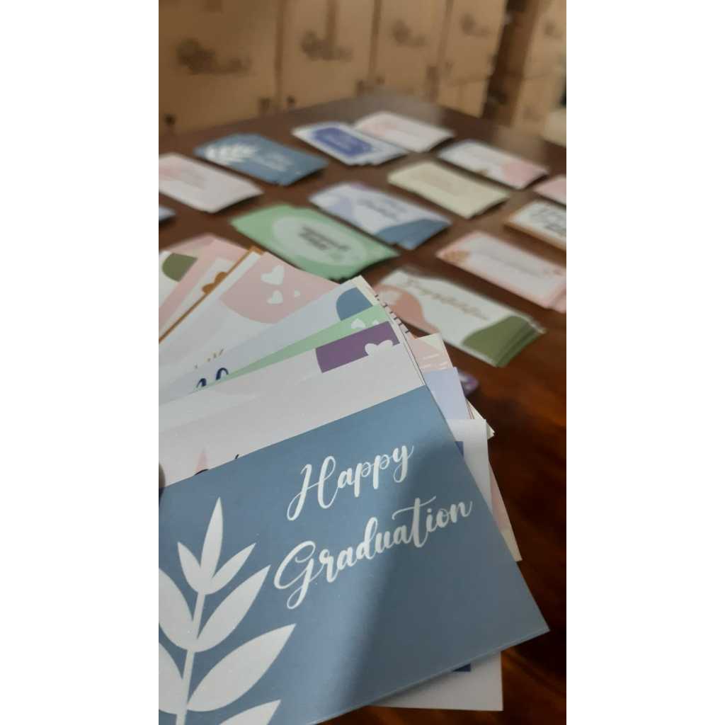 Jual Greating Card Happy Gradation | Semprotulation | Kartu Ucapan ...