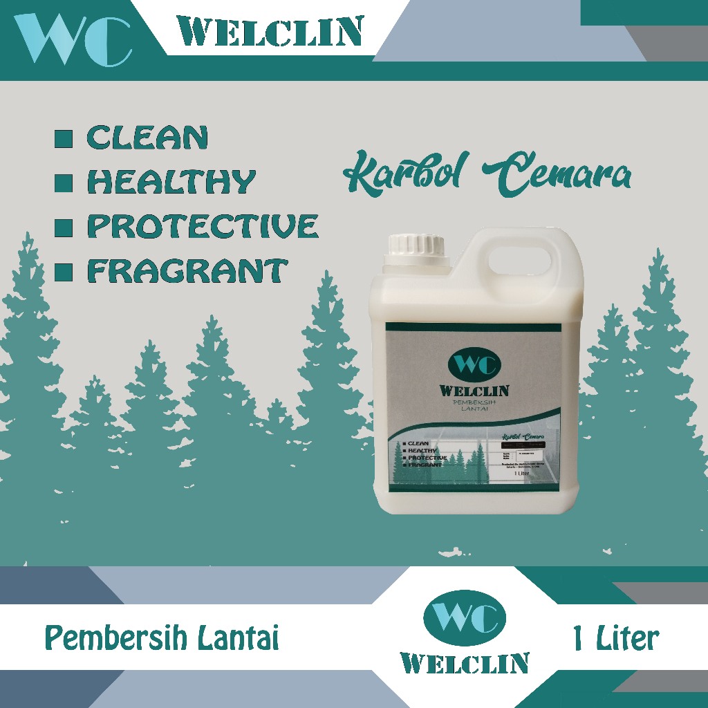 Jual PEMBERSIH LANTAI Karbol Antibacterial Karbol Cemara / Pine Sabun ...