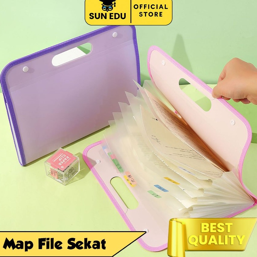 Jual ART A6U5 A4 File Folder Document Organizer Tas File Holder Kertas ...