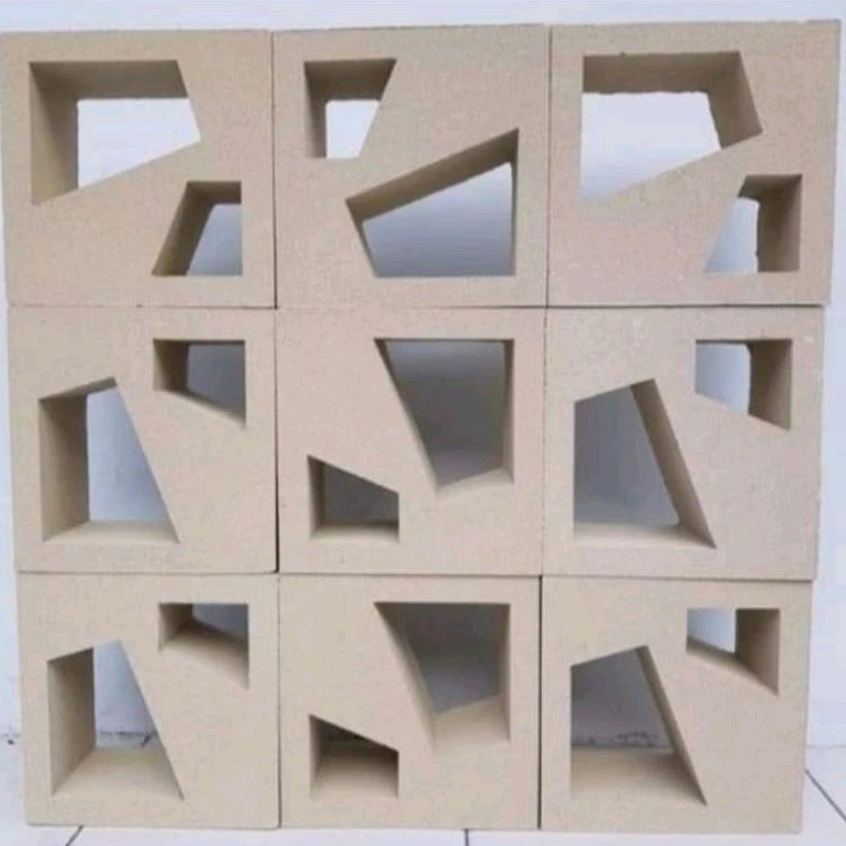 Jual ROSTER MINIMALIS travesium putih (20x20)roster beton,roster pagar ...