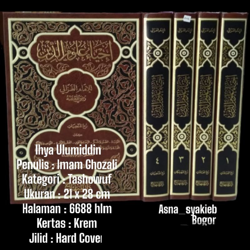 Jual Kitab Ihya Ulumiddin/Imam Ghozali | Shopee Indonesia