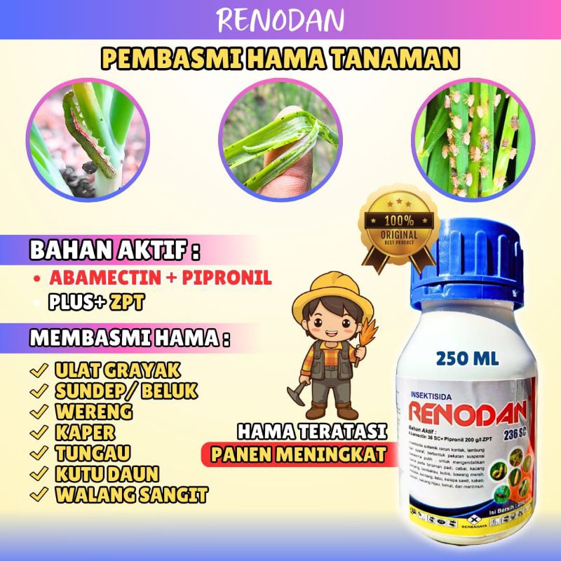 Jual INSEKTISIDA | INSEKTISIDA CAIR | RENODAN 250 ML | INSEKTISIDA ...
