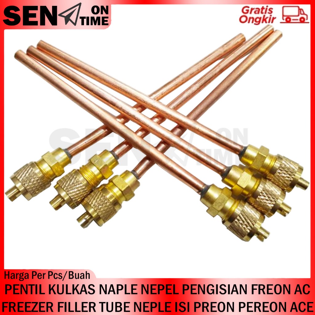 Jual PENTIL KULKAS PENGISIAN FREON AC NAPLE NEPEL VALVE NAPEL PREON ...