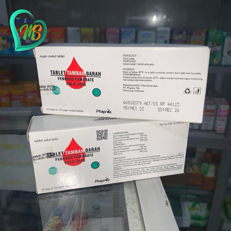Jual Tablet Tambah Darah per Box Isi 10 Strip | Shopee Indonesia