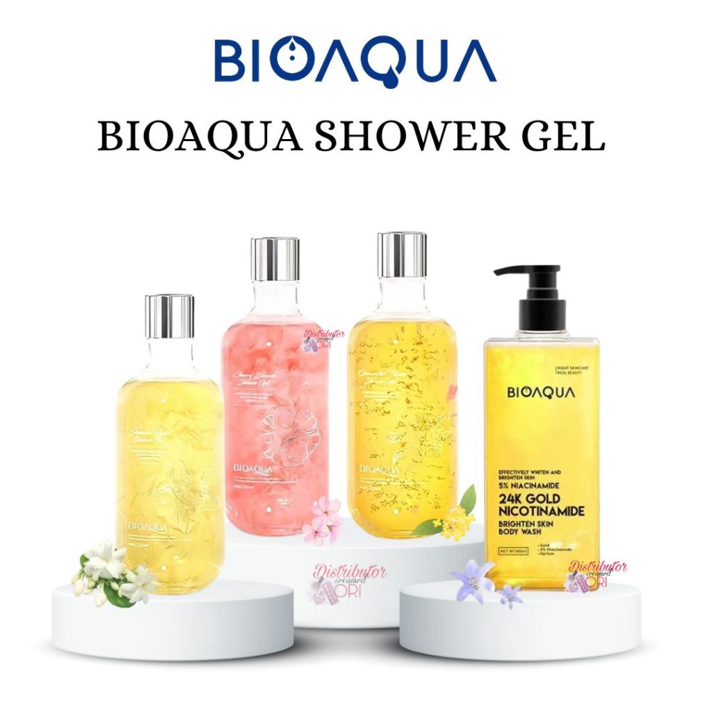 Jual BIOAQUA Shower Gel Abstract Fresh Petals Jasmine Flowers | ORIGINAL | BPOM | Shopee Indonesia