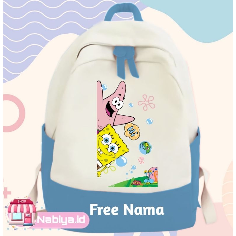 Jual TAS RANSEL ANAK SPONGEBOB PATRICK STAR PLANKTON BACKPACK ANAK ...