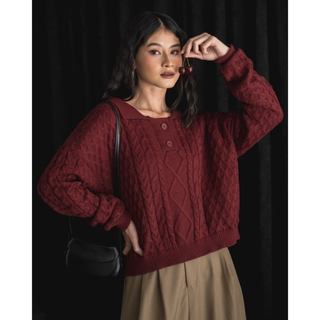 Jual Myrubylicious ADELAIDE SWEATER | ATASAN WANITA | Shopee Indonesia