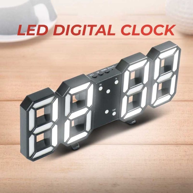 Jual TaffHOME Jam Meja Unik Aesthetic Alarm Weker LED Digital Clock ... Jual TaffHOME Jam Meja Unik Aesthetic Alarm Weker LED Digital Clock ...