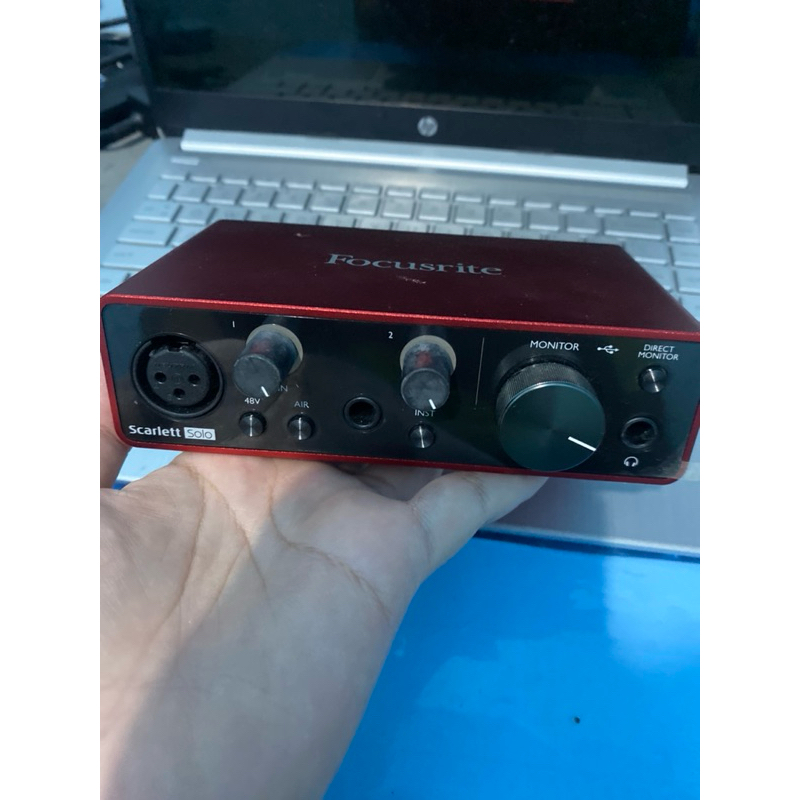 Jual focusrite scarlett solo gen 3 soundcard second | Shopee Indonesia