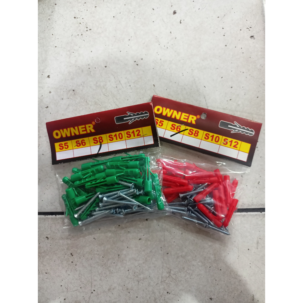 Jual s6 s8 + skrup warna merah hijau / 25 pcs | Shopee Indonesia