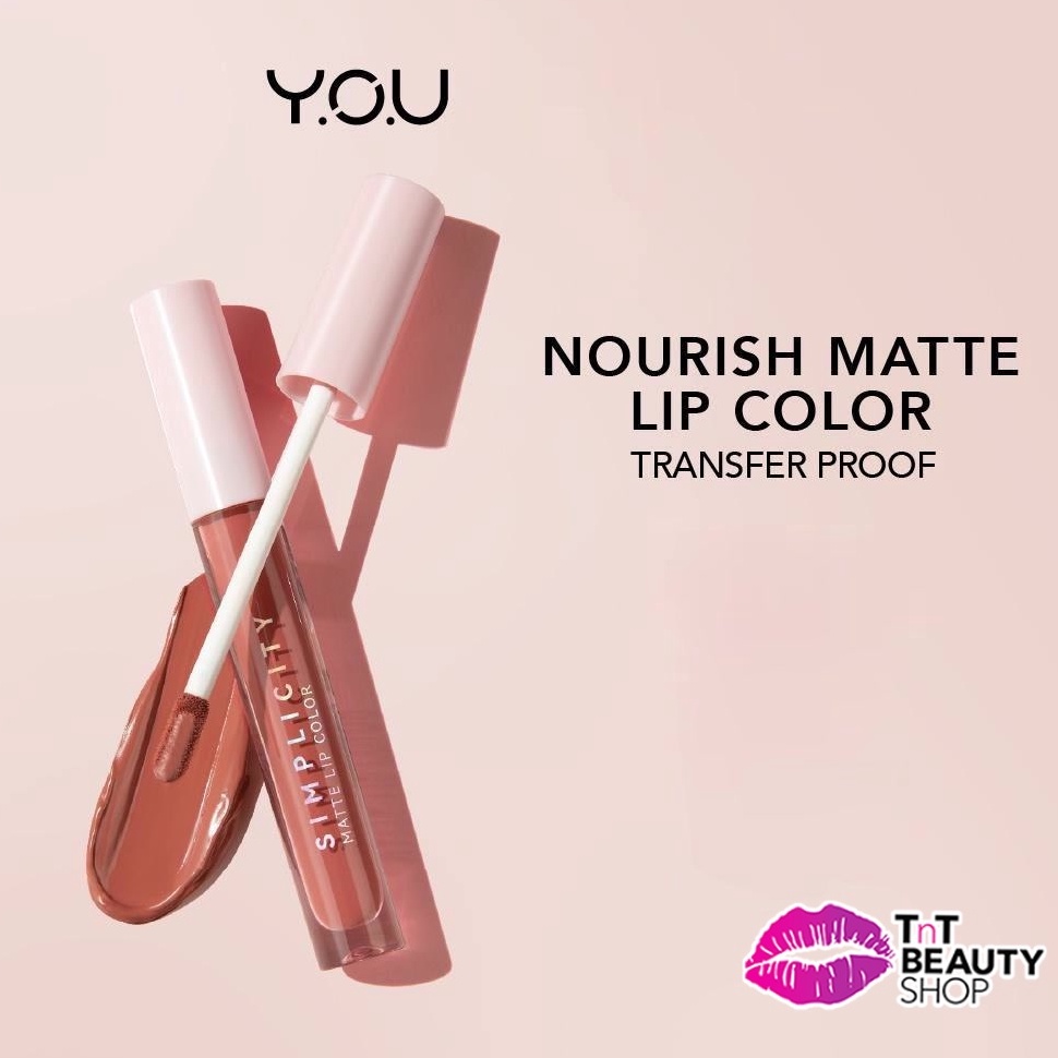 Jual Bagus Banget YOU Simplicity Matte Lip Color Pigmented Lipstick ...