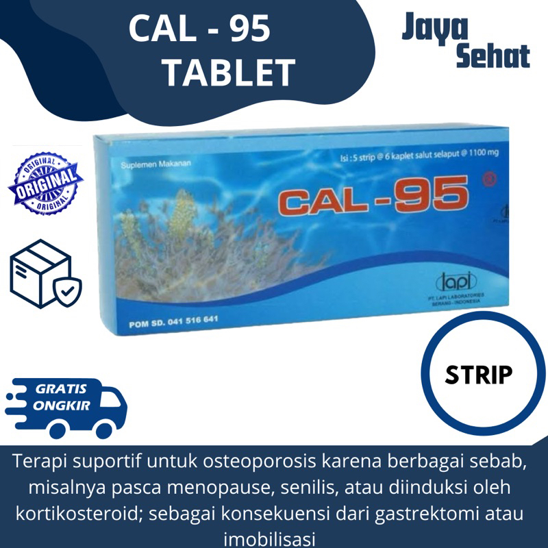 Jual CAL 95 Multivitamin (PER STRIP) | Shopee Indonesia