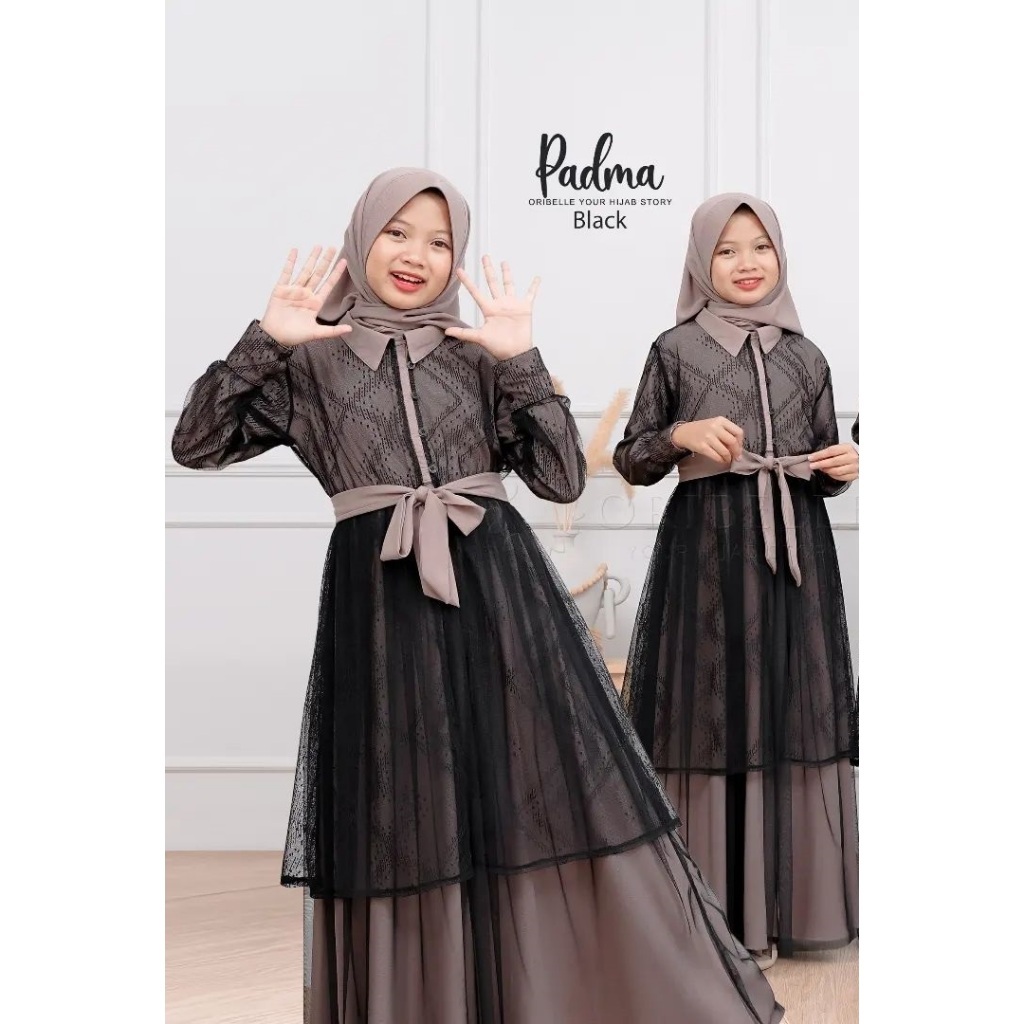 Jual Gamis Muslim Anak Perempuan Usia 10-11-12-13-14-15 Tahun Padma ...