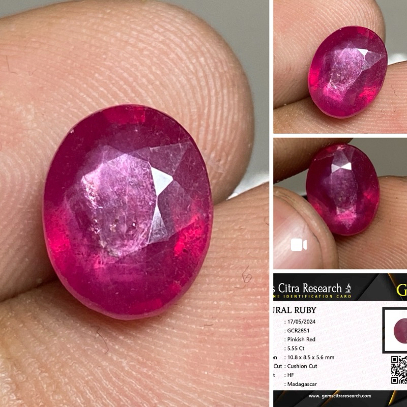 Jual NATURAL RUBY CORUNDUM (GCR2851) | Shopee Indonesia