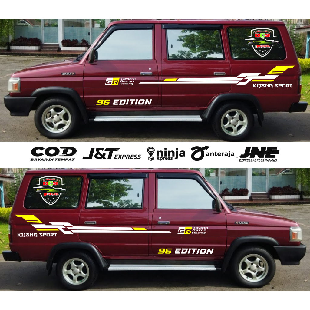 Jual Stiker Mobil Kijang Super Stiker Body Kijang Super Stiker Kijang ...