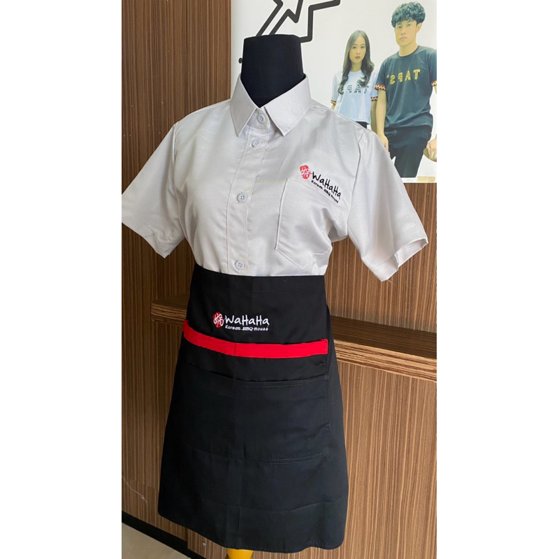Jual seragam waiters | seragam barista | seragam kopishop | seragam ...