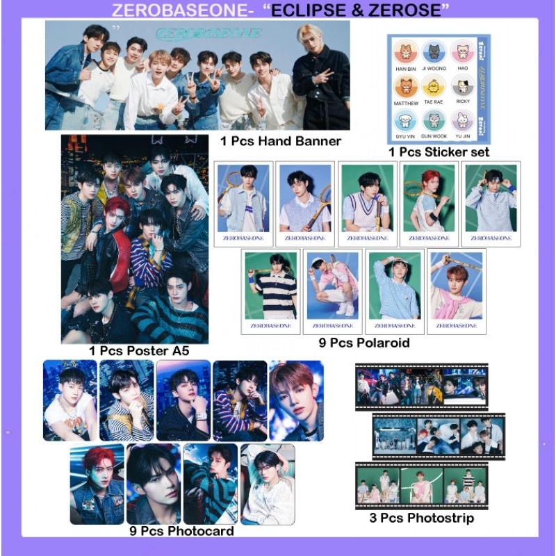 Jual ZB1 Fankit kpop set Zerobaseone Crush Melting point ZB1 Hello ...