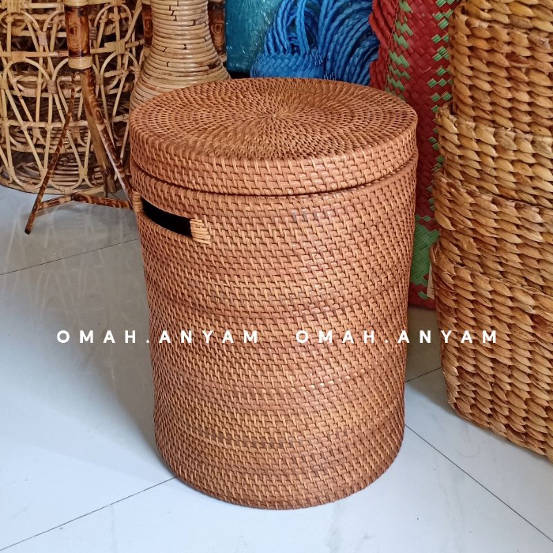 Jual [PRE ORDER] Keranjang Anyam Rotan Ketak Asli | Laundry Basket ...