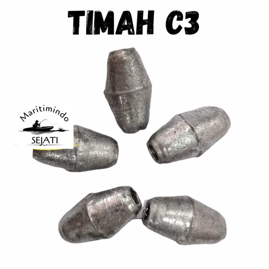 Jual Timah jaring C3 / timah pemberat pancing harga 1 kg minimal beli ...